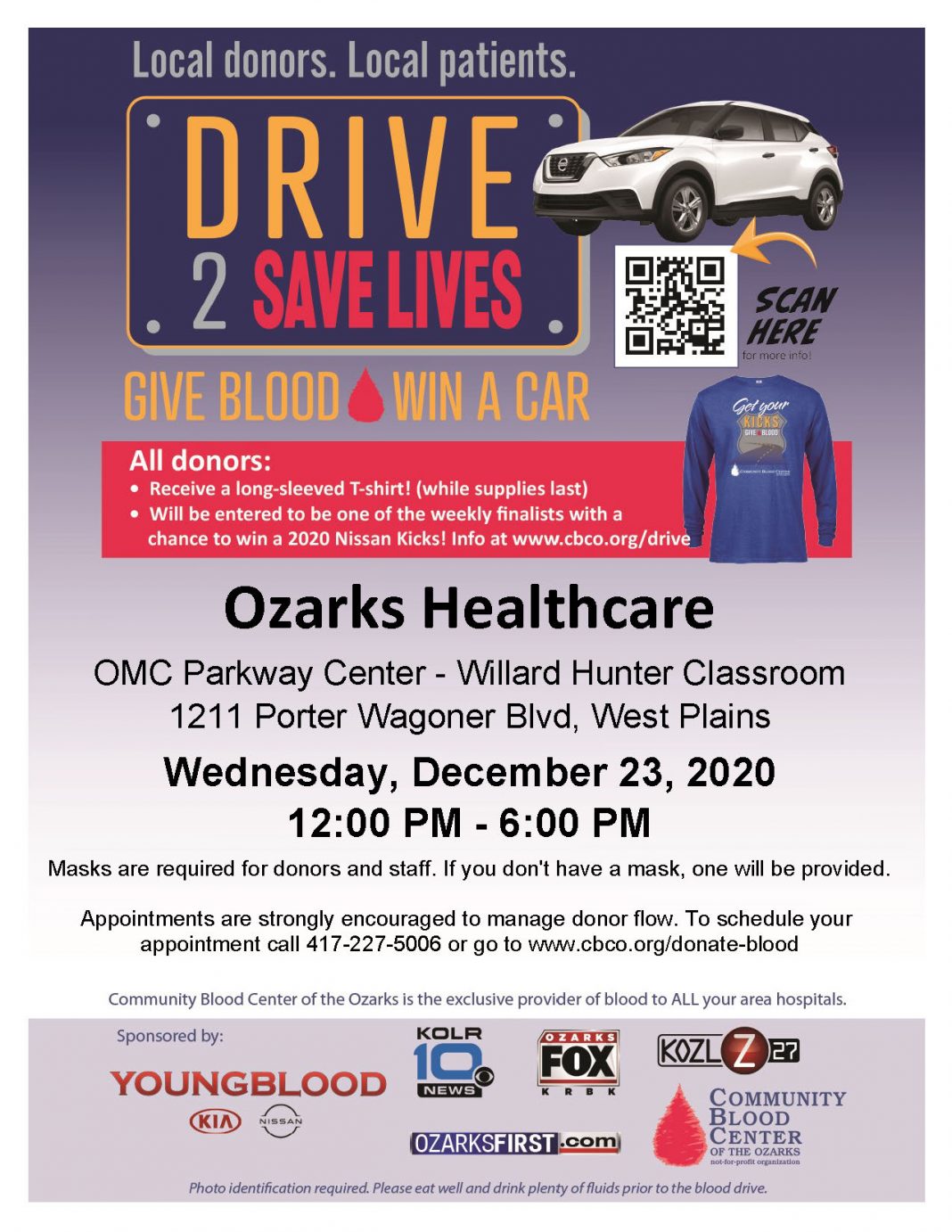 Ozarks Healthcare and Community Blood Center of the Ozarks to host ...