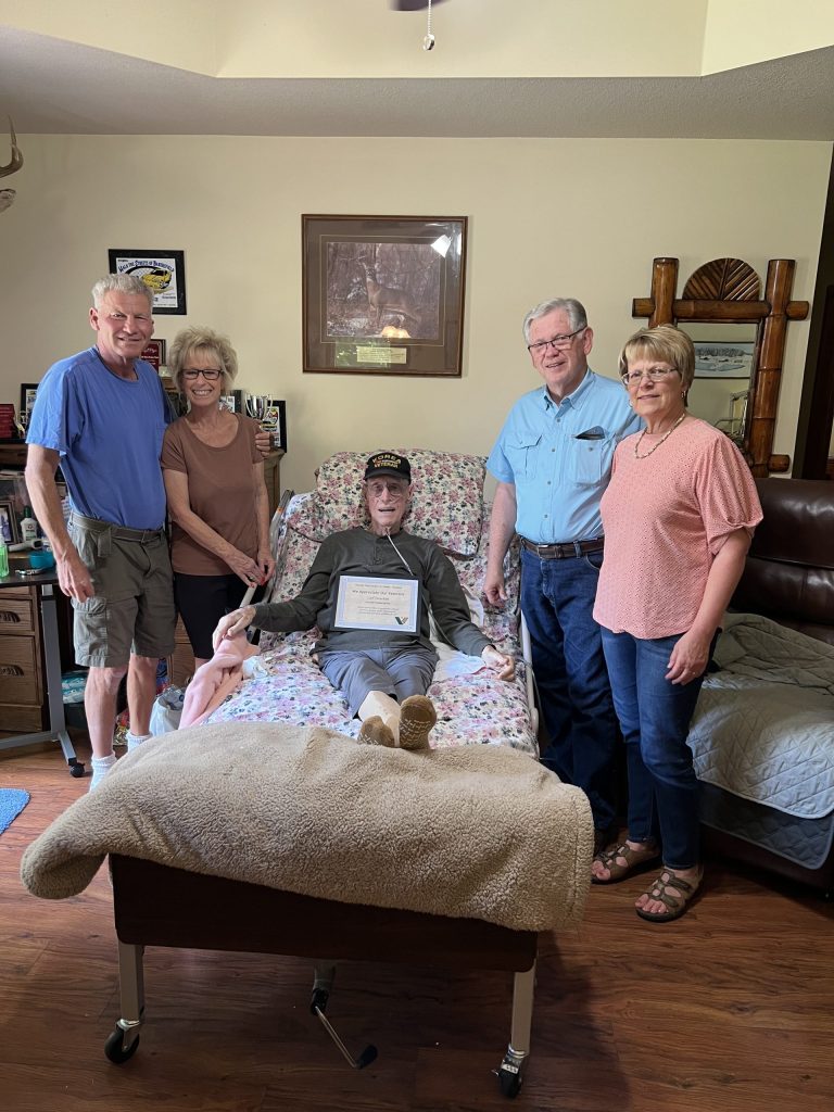 Ozarks Healthcare At Home: Hospice honors Local Veteran Carl Trantham ...