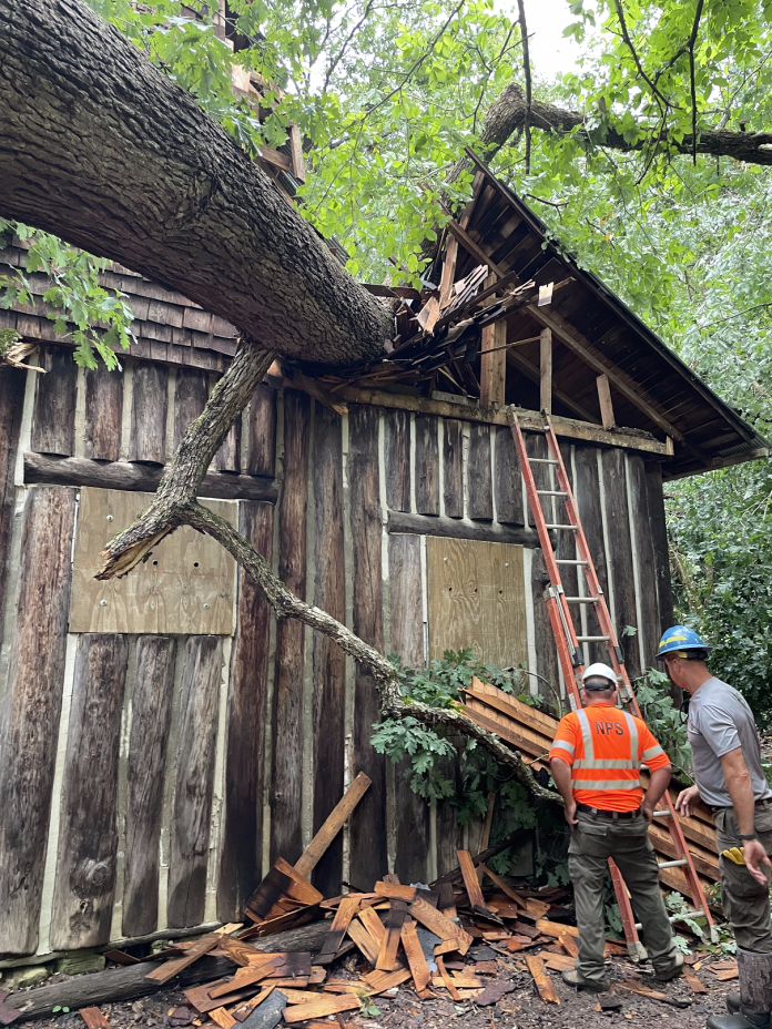 Pulltite Cabin closed for urgent repairs following storm damage - Ozark ...