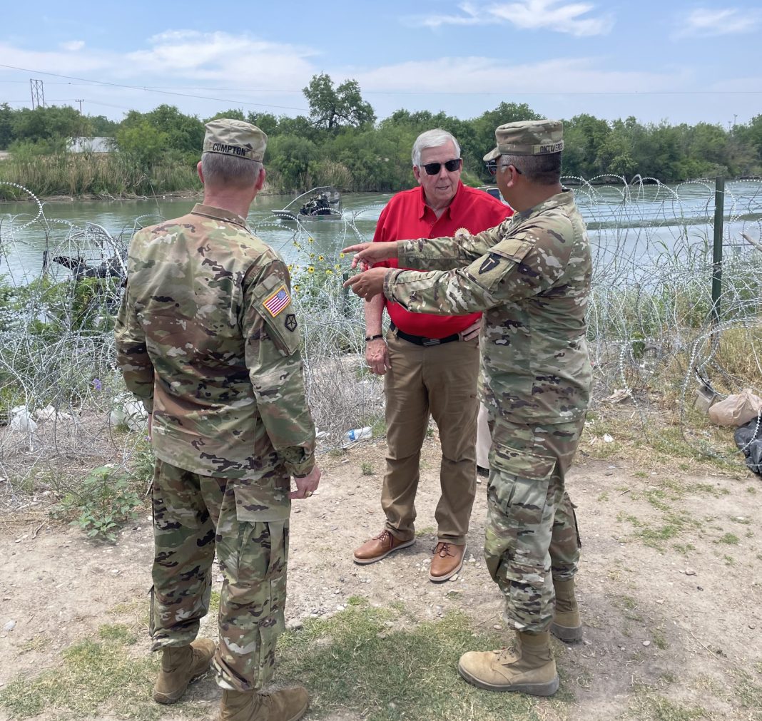 Governor Parson Speaks About "Success of Missouri's Southern Border ...