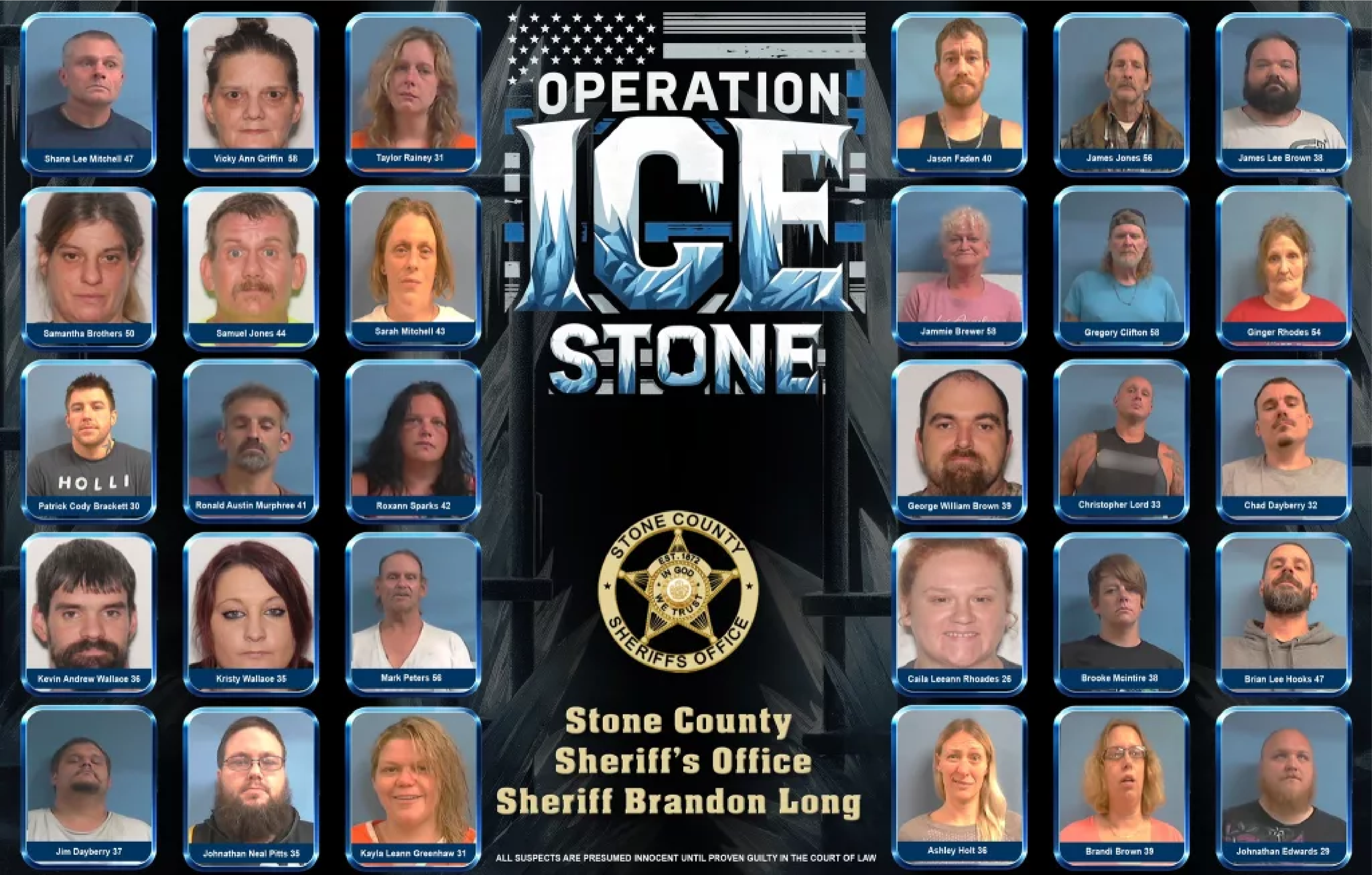 Stone County Sheriff's Department Arrests 30 Drug Dealers - Ozark Radio ...