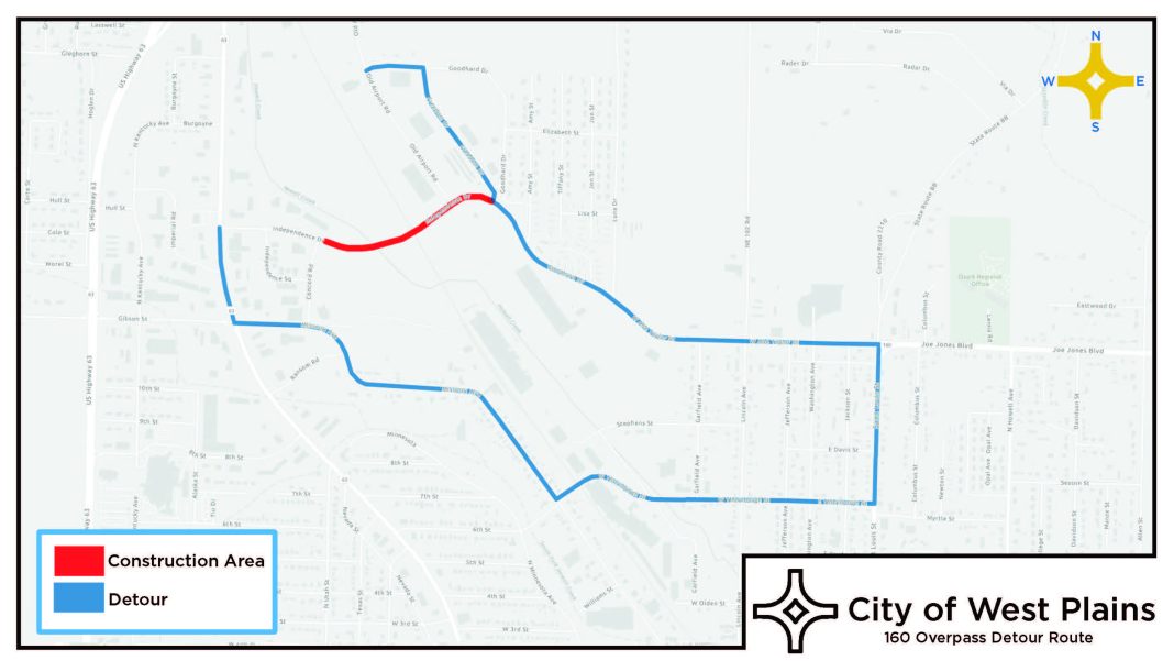 City of West Plains Drops Major 160 Overpass Construction Announcement ...