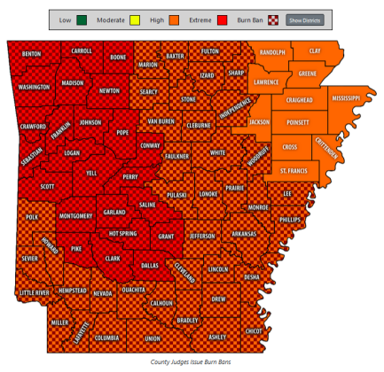 Rain on the Way, But Fire Dangers Continue - Ozark Radio News