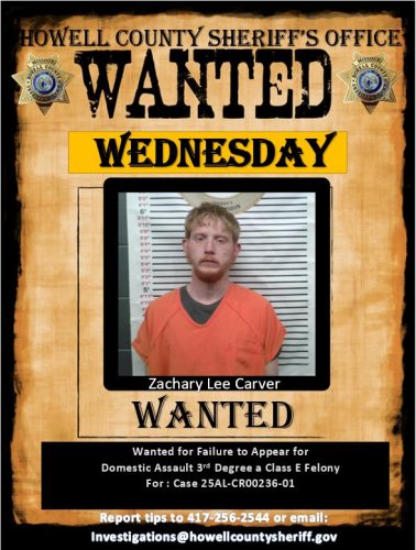 Howell County Sheriff's Released Latest "Wanted Wednesday" - Ozark ...
