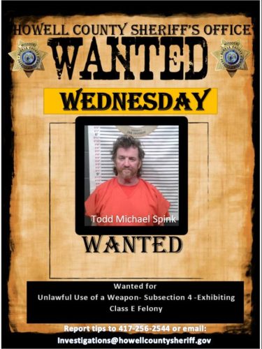 Howell County Sheriff- Wanted Wednesday Update: Suspect Apprehended ...